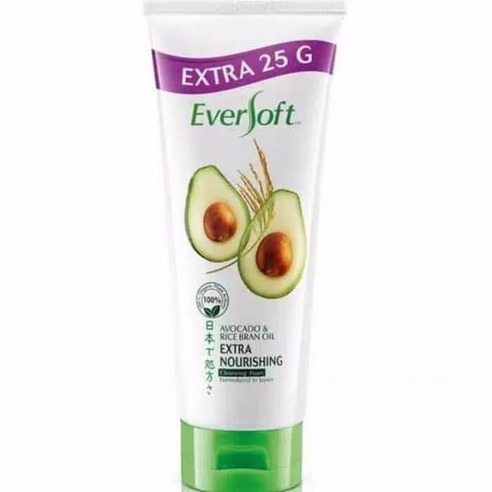 EVERSOFT AVOCADO & RICE BRAN CLEANSING FOAM 195GRAM | Lazada Indonesia