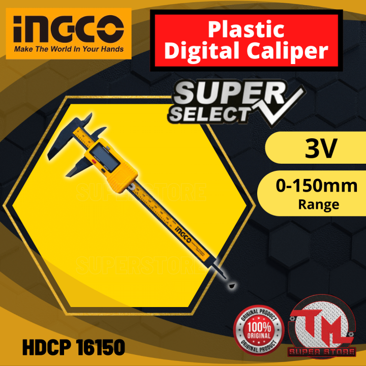 INGCO Plastic Digital Caliper HDCP 16150 • Tm ss | Lazada PH