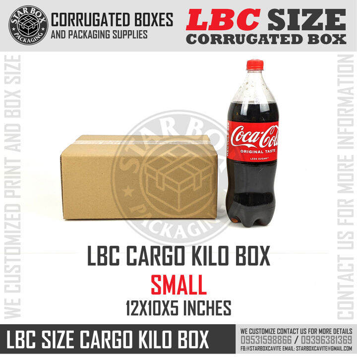 Starbox Small LBC Express Sizes Corrugated Cargo Shipping Boxes ...