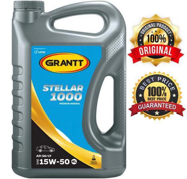 GRANTT STELLAR 1000 PREMIUM MINERAL 15W-50 4L | Lazada