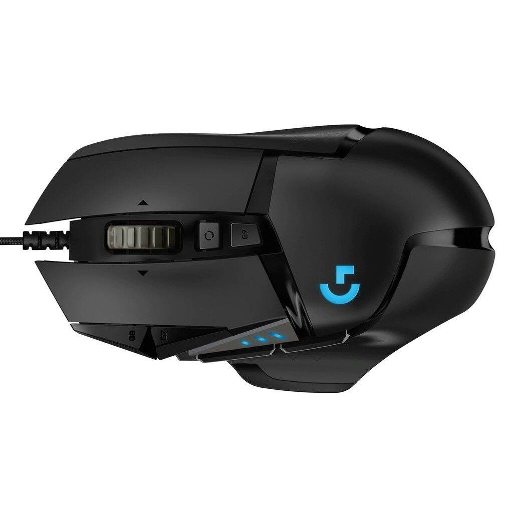Logitech G502 ไร้สาย/เมาส์สำหรับเล่นเกมส์แบบมีสายพร้อมเซ็นเซอร์ Hero ...