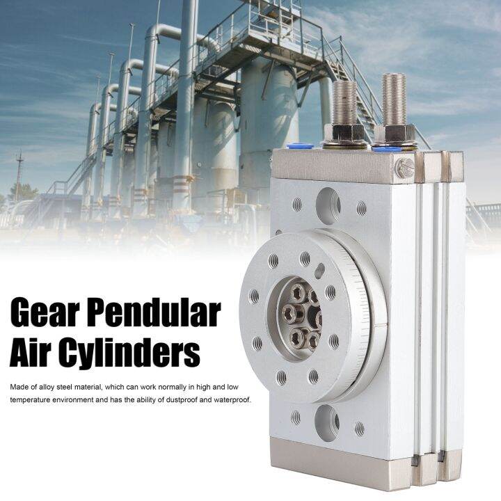 Gear Pendular Air Cylinders Rack‑and‑Pinion Type Alloy Steel Rotary ...