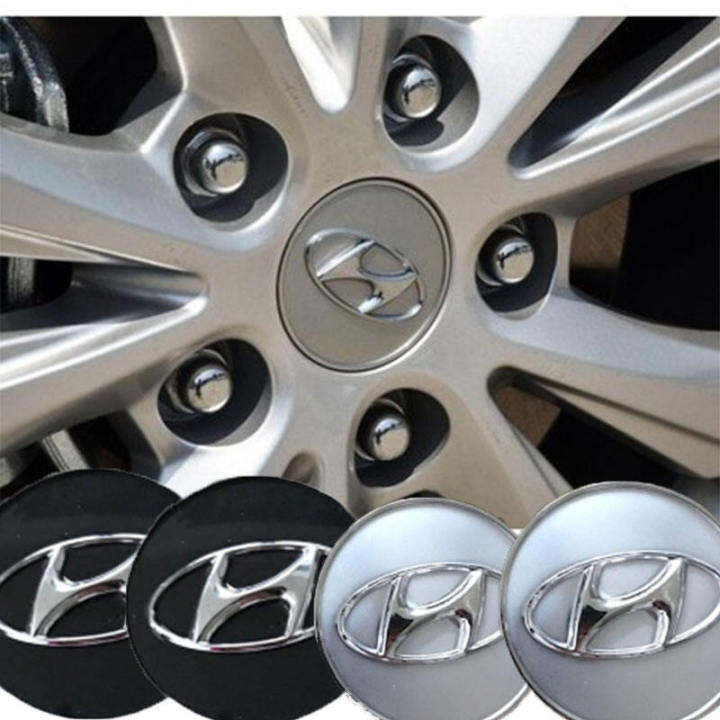 ZR For 4pcs 60MM Car Wheel Center Hub Caps Badge Emblem Decal Wheel Rim ...