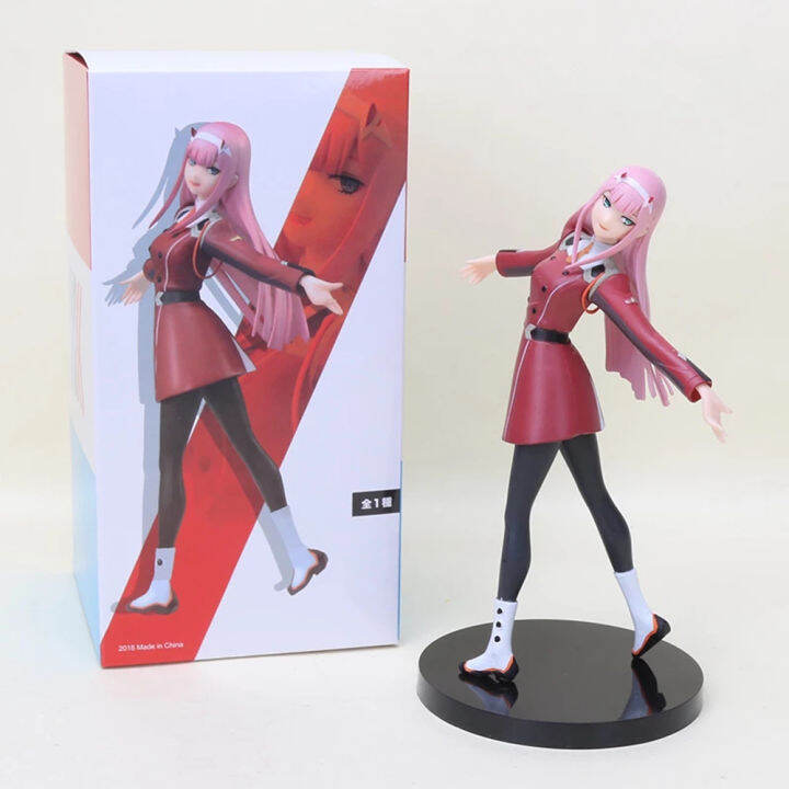 คอลเล็คชั่นรูปแบบพรีเมี่ยมขนาด21ซม. อนิเมะญี่ปุ่น Zero Two 02ในหุ่นแอ ...