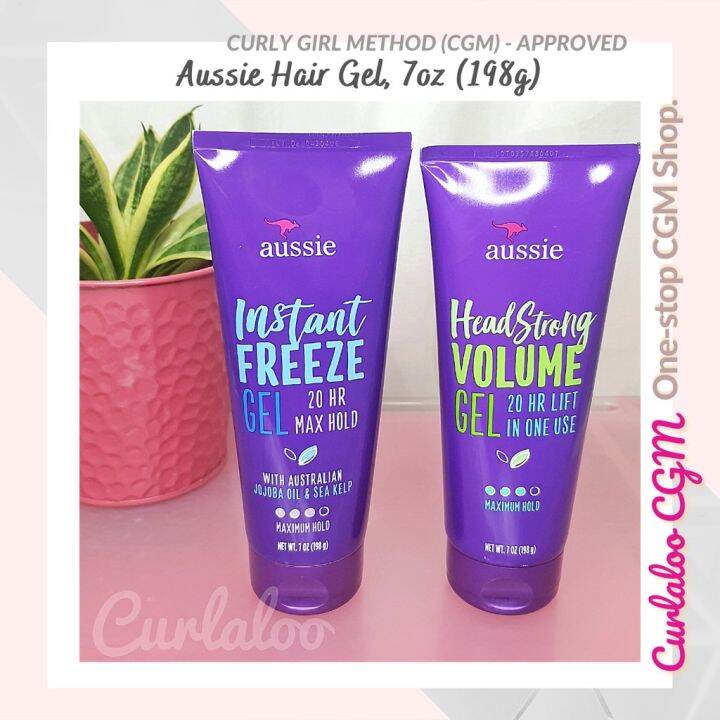 Curlaloo CGM Shop - Aussie Hair Gel Instant Freeze / Headstong Volume ...