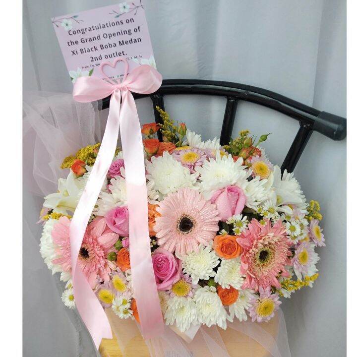 Bunga Meja Ucapan Selamat Medan Bunga Grand Opening Kantor Bunga ...