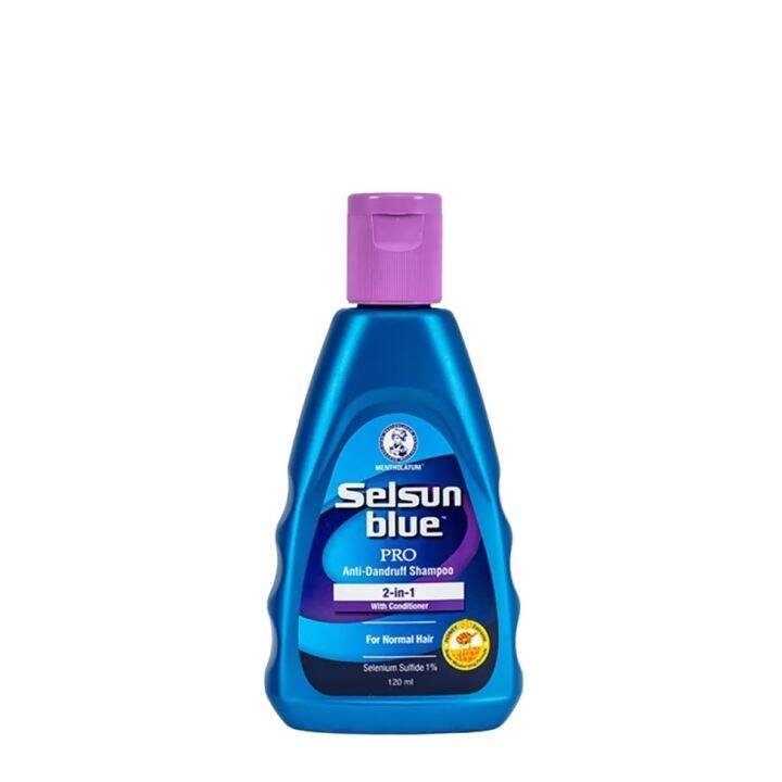 SELSUN BLUE 2in1 Anti dandruff Shampoo with Conditioner 120ml | Lazada PH