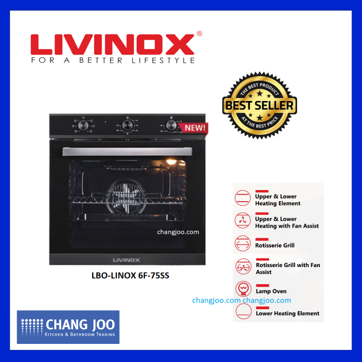 Livinox LBO-LINOX 6F-75SS Build-in Oven | Lazada