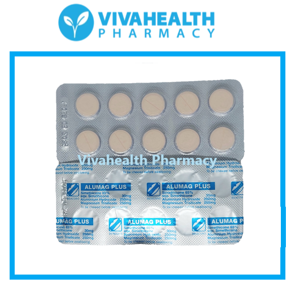 Alumag Plus Tablet 100s - Antacid/ actal/ suncal / gaviscon/ gastric ...