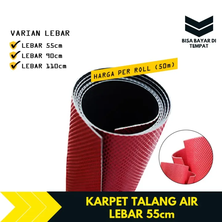 Karpet Talang Air Atap Genteng Rumah Lebar 55 cm 1 Roll Panjang 50 Meter TBA548 | Lazada Indonesia