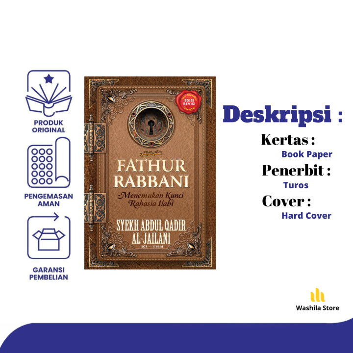 Buku Terjemah Kitab Fatkhur FATHUR ROBBANI RABBANI Robani Kunci Kunci ...