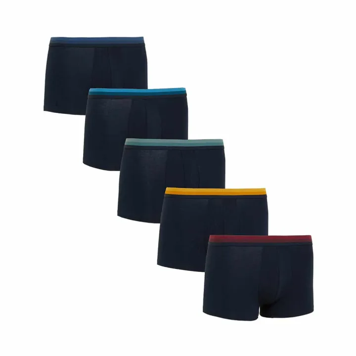 Marks & Spencer Men's 5 Pack Cotton Rich Cool & Fresh™ Hipsters (Navy ...