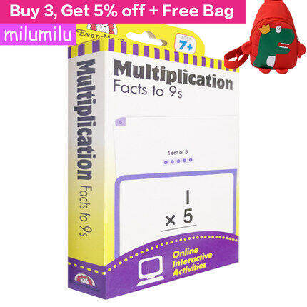 milumilu Evan-Moor The Learning Line Flashcard Multiplication Facts ...