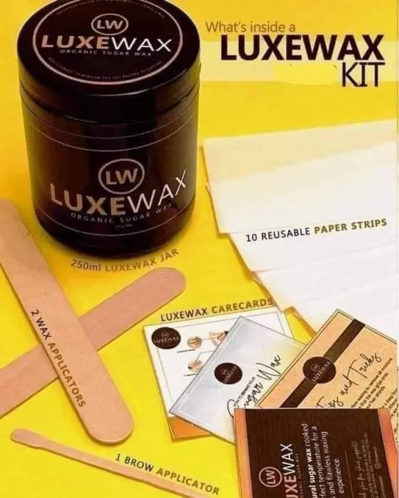 Luxewax Organic Sugar Wax (Hair Removal) with Freebie | Lazada PH
