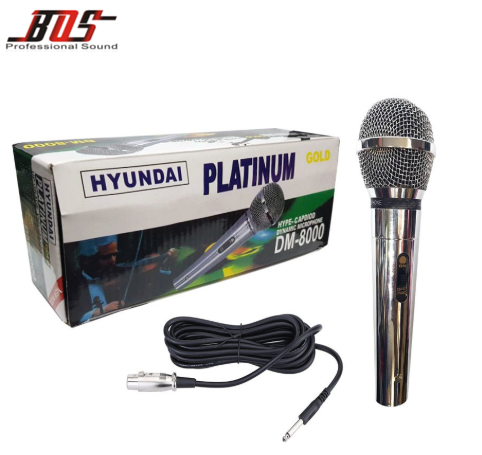 Hyundai Platinum DM-8000 Dynamic Microphone | Lazada PH