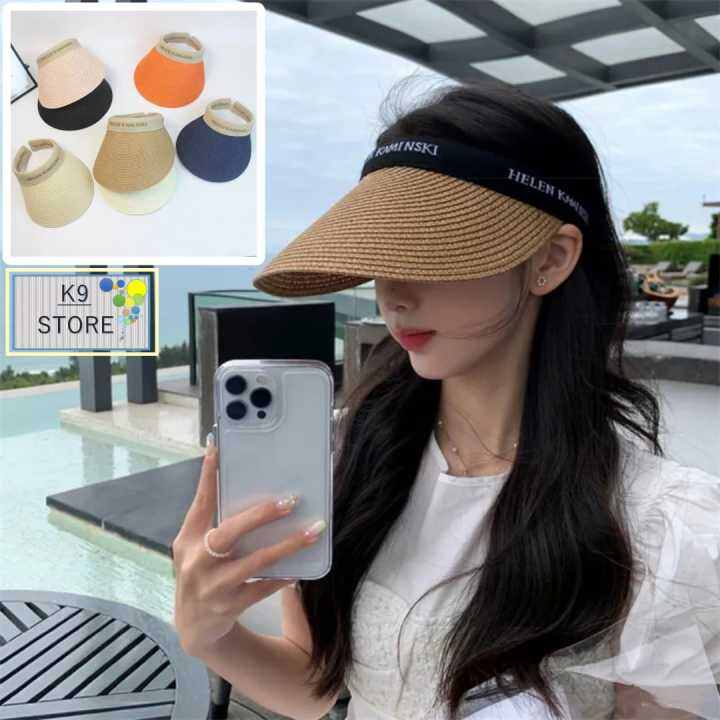 K9S - Topi Sun Visor lipat Pantai Wanita Topi Pelindung Sinar Matahari | Lazada Indonesia