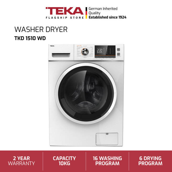 TEKA 10KG FRONT LOAD WASHER & DRYER TKD 1510 WD | Lazada
