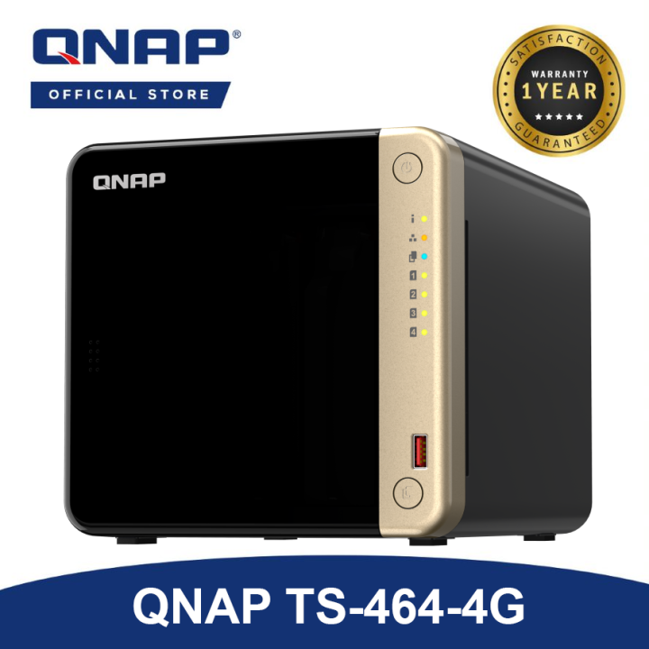 QNAP TS-464-4G 4-Bay Desktop NAS | QNAP 4-BAY NAS | NAS | STORAGE NAS | Lazada PH