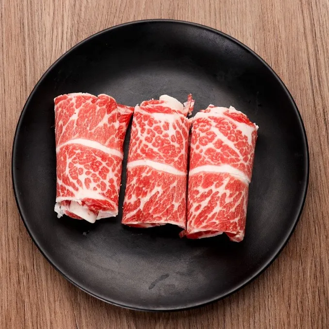 [Leader Food] U.S Premium Marbled Beef (Short-rib) Shabu Shabu ...