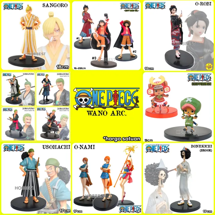 Action Figure ONE PIECE WANO KUNI - Miniatur Pajangan Luffytaro ...