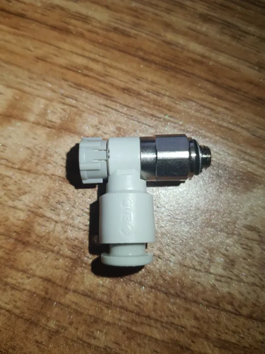 Van tiết lưu AS1201F-M5-04A Hãng SMC Cắm nhanh ống Phi 4 ren M5 có núm ...