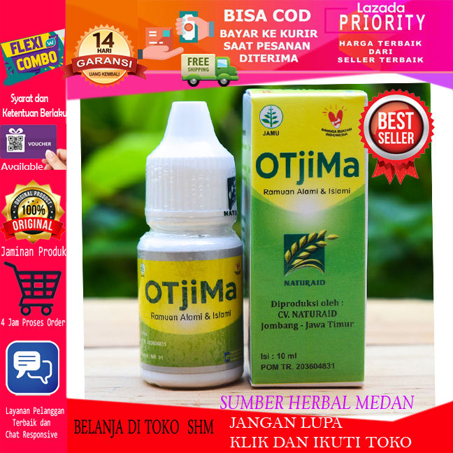 HERBAL OBAT TETES MATA OTJIMA = OTEM 15ML - BISA COD/BAYAR DI TEMPAT ...