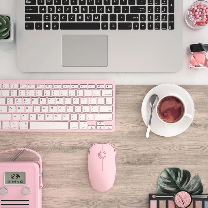 VicTsing PC071 Slim Wireless Mouse 2.4G Silent Laptop Mouse with Nano ...