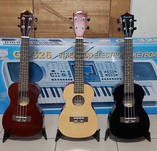 Premiere Concert Ukulele in dark shades with free bag ang pick | Lazada PH