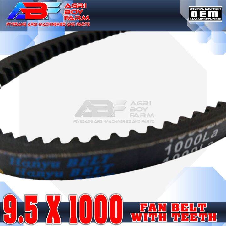RADIATOR FAN BELT WITH TEETH 9.5 X 1000 | Lazada PH