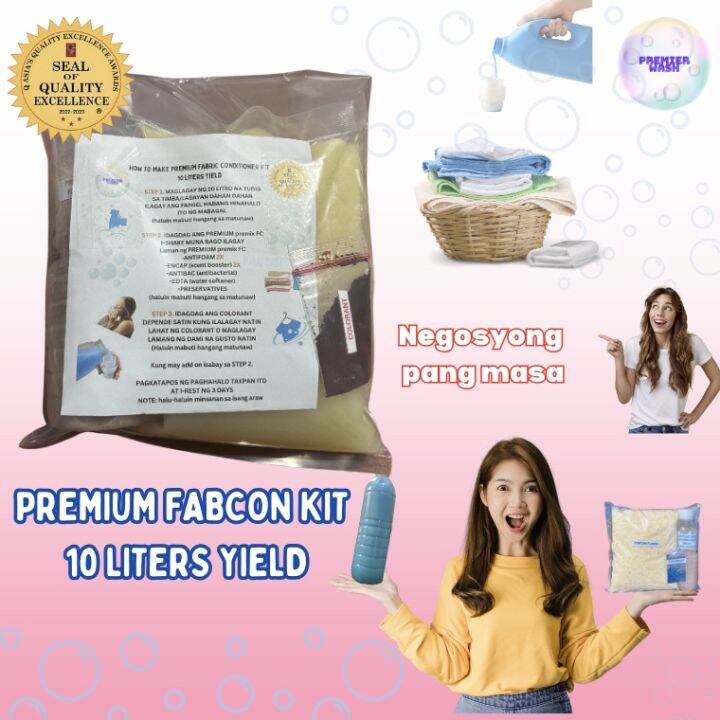 PREMIUM FABCON KIT 10 LITERS YIELD PREMIER WASH | Lazada PH