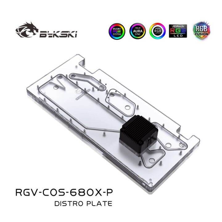 BYKSKI Acrylic Board Water Channel Solution use for CORSAIR 680X ...