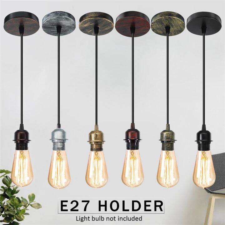 YHLAMP Bulb Lamp Base Holder E27 Lamp Socket Vintage Edison Industrial ...