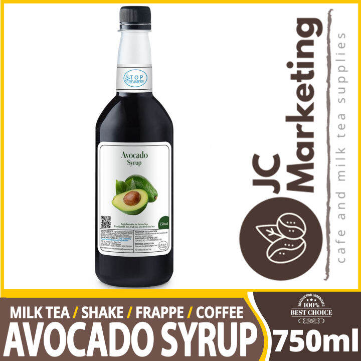 Top Creamery Top Series Avocado Syrup Bottle 1kg | Made for Coffee Tea ...
