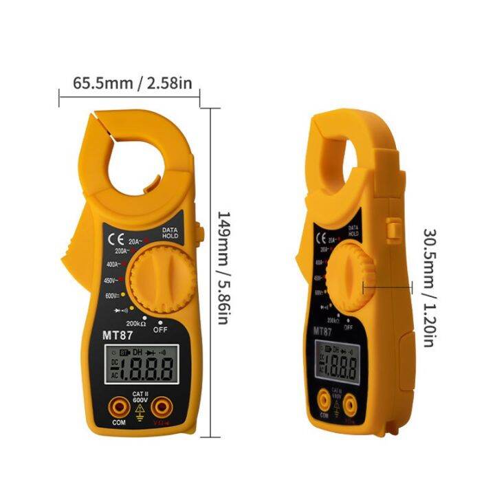 MT87 Digital Clamp Meter tang ampere multimeter MT-87 Kabel Tester Ukur ...