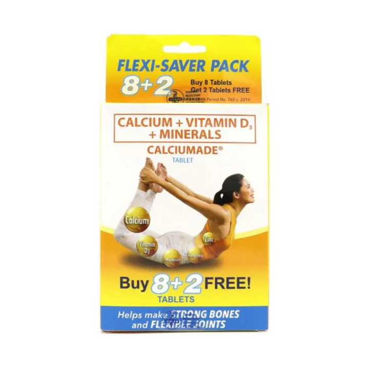 Calciumade 8+2 Tablets | Lazada PH