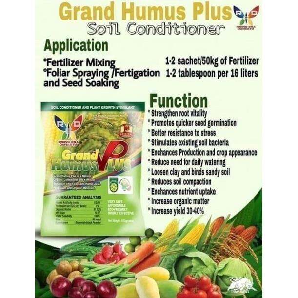 Grand Humus 100g (by Era Dynasty) - Soil Conditioner/Enhancer ...