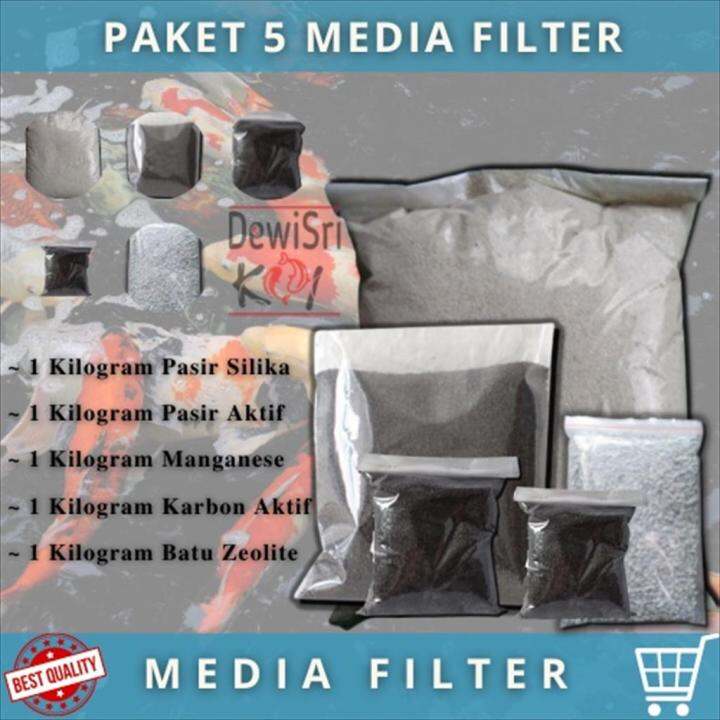 Paket Karbon Aktif Pasir Silika Batu Zeolit Manganese Dan Pasir Aktif ...