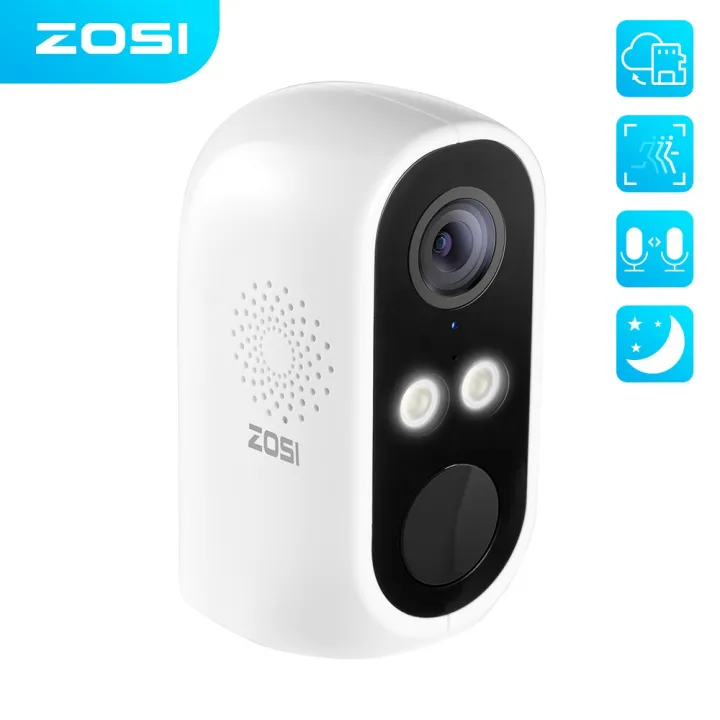 ZOSI WiFi Rechargeable Battery Powered 1080P Full HD Outdoor Indoor ...