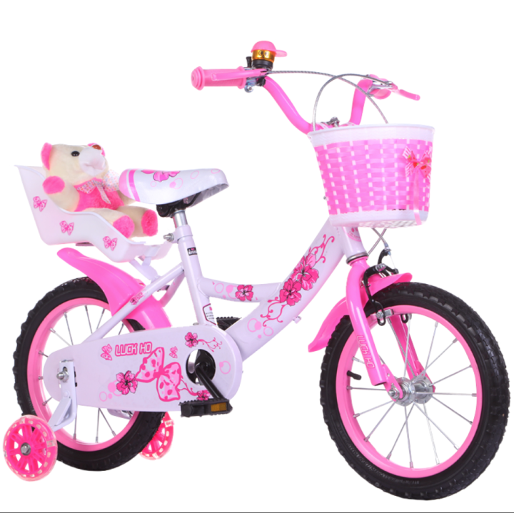(SG ready stock) Princess Pink children bicycle kids bike premium ...