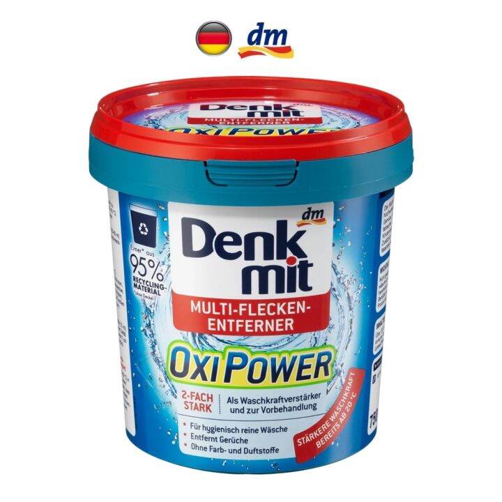 Bột giặt tẩy đa năng Denkmit Oxi Power Multi Flecken Entferner 750g ...