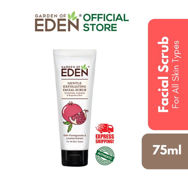 Garden of Eden Gentle Exfoliating Facial Scrub 75ml | Lazada