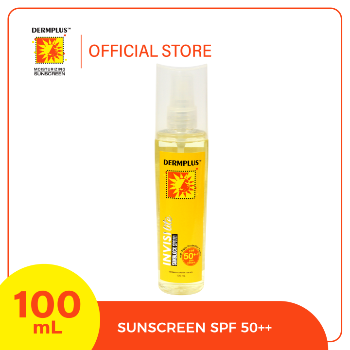 Dermplus Invisilite Sunscreen Spray SPF50++ | Lazada PH