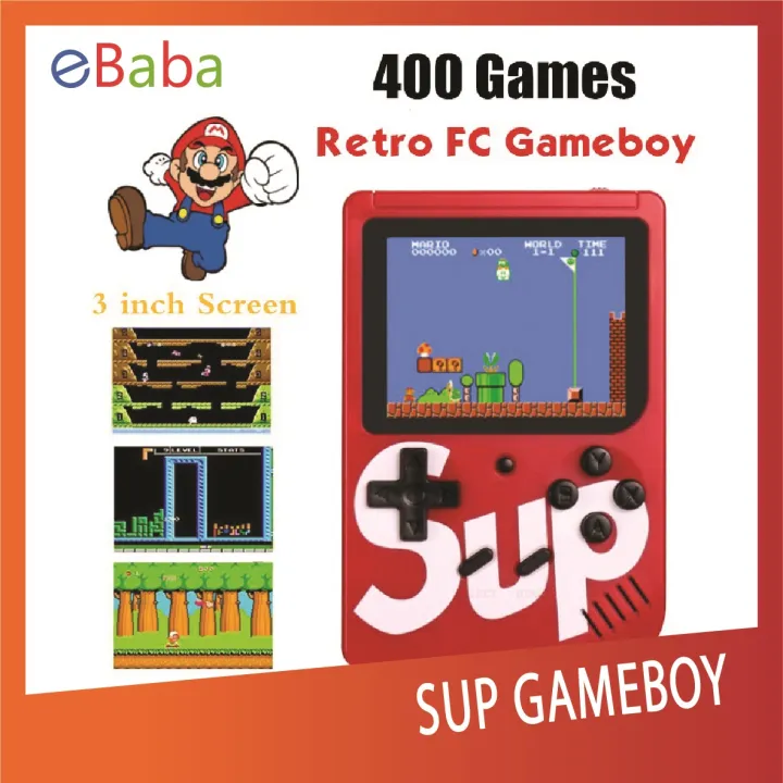 Sup Gameboy 400 Games In 1 3 Inch Handheld Console Classic Retro FC AV ...
