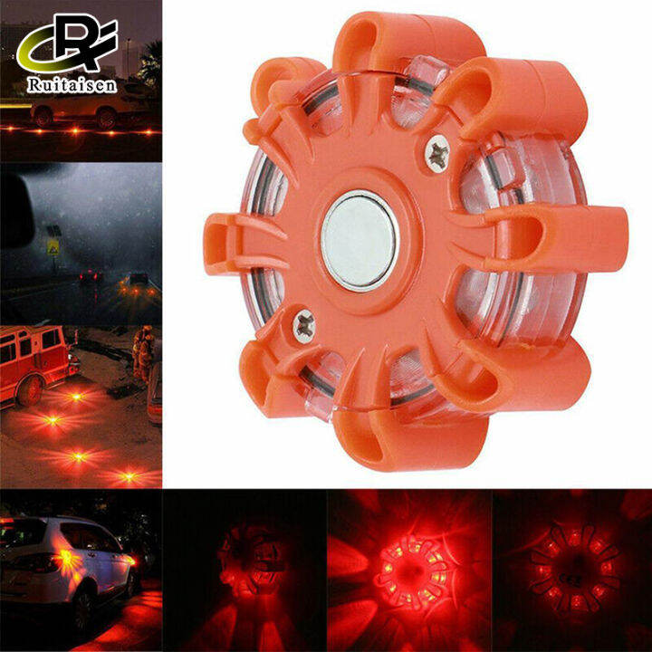 Magnetic Emergency Roadside Safety Light IP44 Road Flares Rescue Light ...