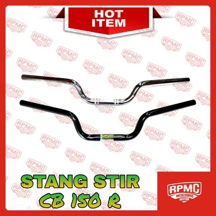STANG CB 150 R STIR CBR 150R SETIR HITAM ORIGINAL HONDA UNIVERSAL CB GL ...
