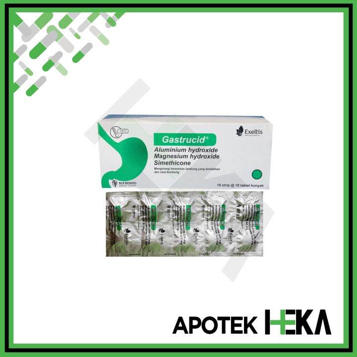Gastrucid Tablet Box isi 10x10 - Obat Maag Lambung | Lazada Indonesia