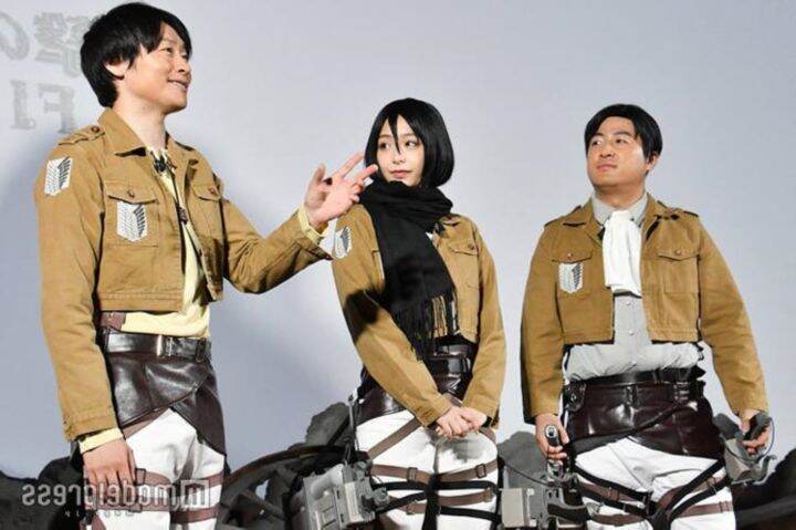 Attack on Titan cos suit survey soldier team suit Allen Mikasa captain ...