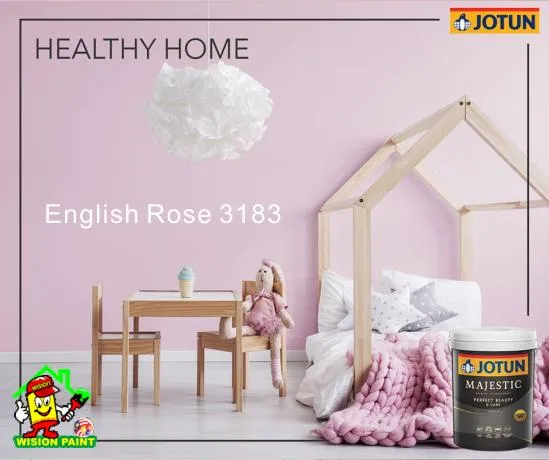 5L 3183 english rose JOTUN PAINT MAJESTIC PERFECT BEAUTY & CARE SHEEN INTERIOR | Lazada