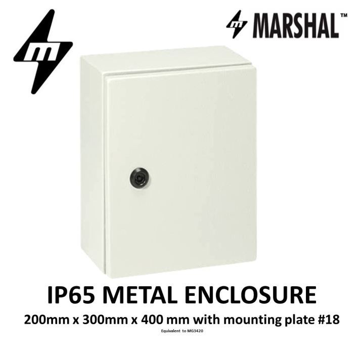 Marshal MP3420 Metal Enclosure Box Electrical Panel Box Circuit Box ...