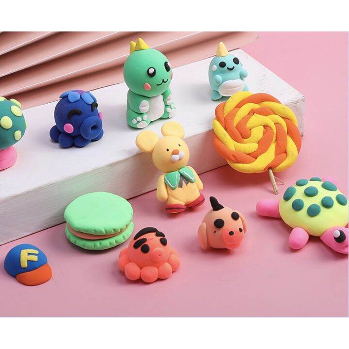 GCY 12pcs 24pcs 36 pcs Air Dry Clay with Tools /Lightweight Clay for ...